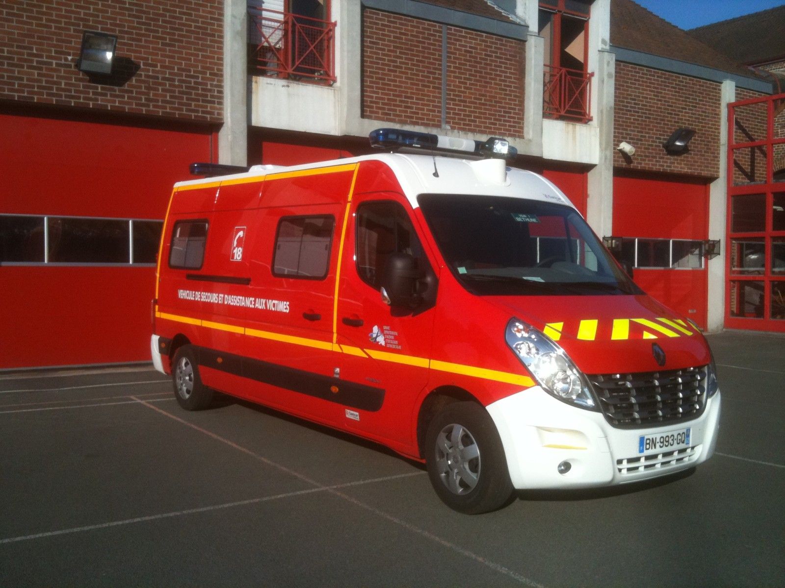 VSAV 1er départ - Sapeurs-Pompiers de Béthune