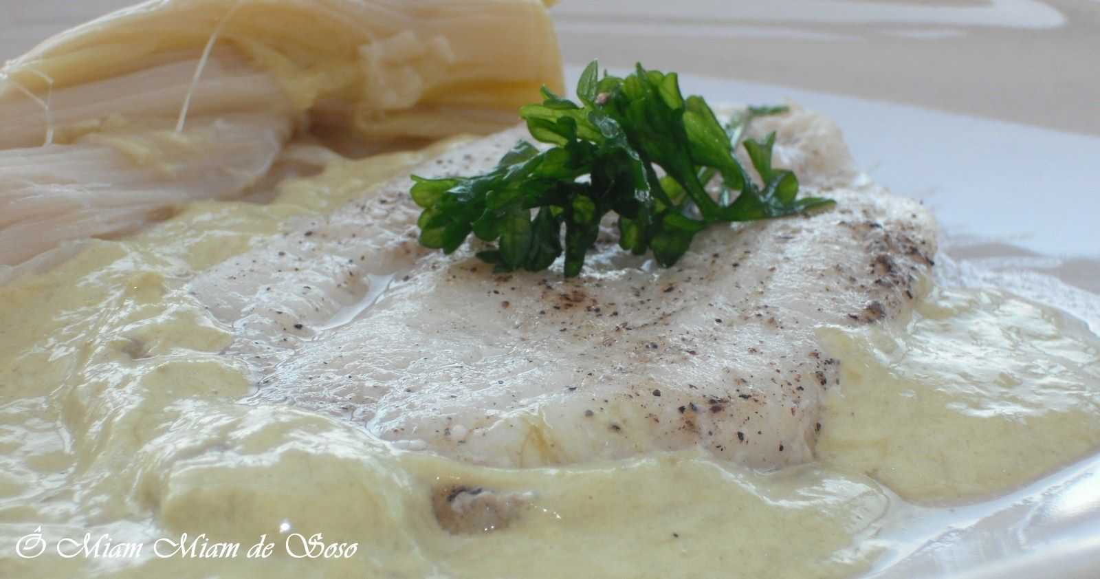 FILET DE SOLE SAUCE ASPERGES " LIGHT & EXPRESS " - ô Miam Miam de SoSo