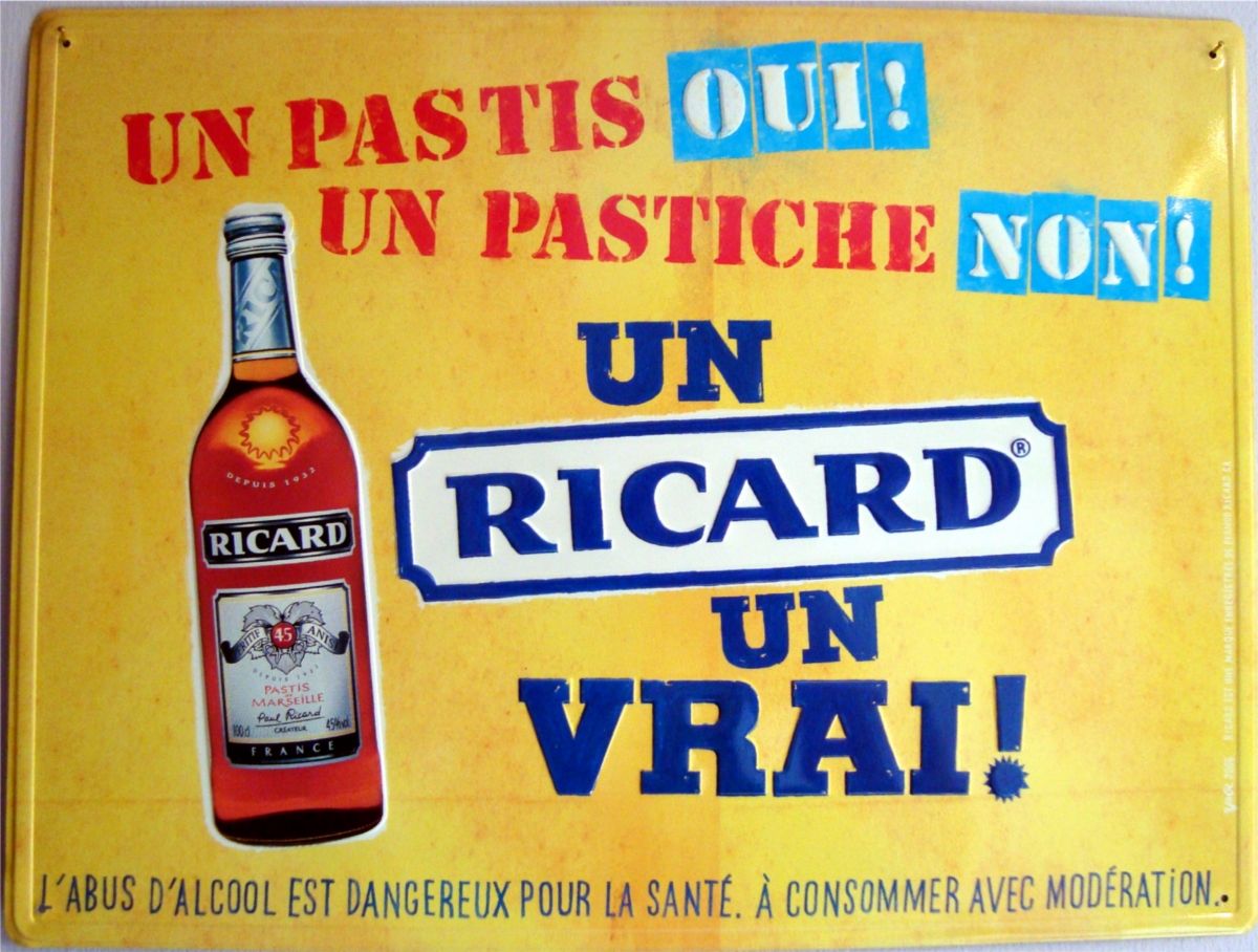 RICARD : tôle "un pastis ... - RICARD : le blog de nesstri