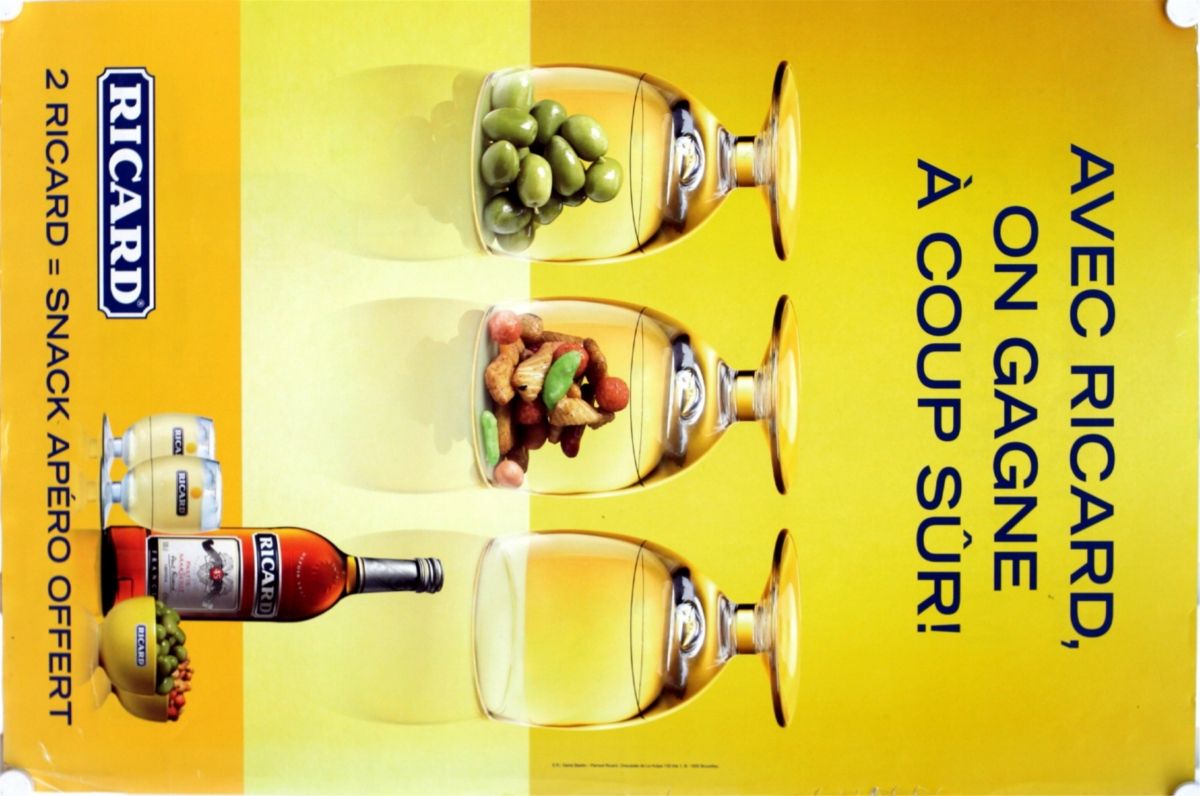 RICARD : affiche pub français - néerlandais - RICARD : le blog de nesstri