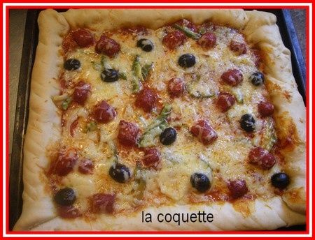 une pizza party.... - La cuisine de la Coquette
