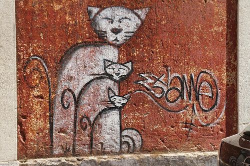 ART de rue-Graffitis-Chat - Le blog de EasyDoor