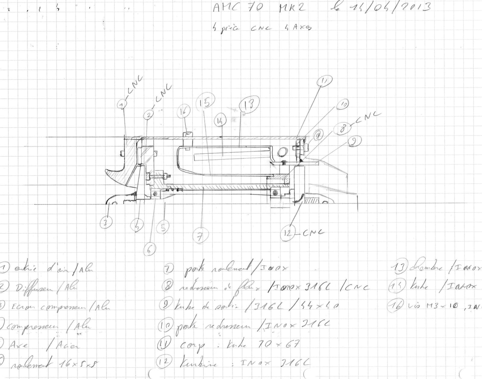 AMC 70 micro réacteur et kj40 modifiée (AMC 70 MK2) - fabrication ...