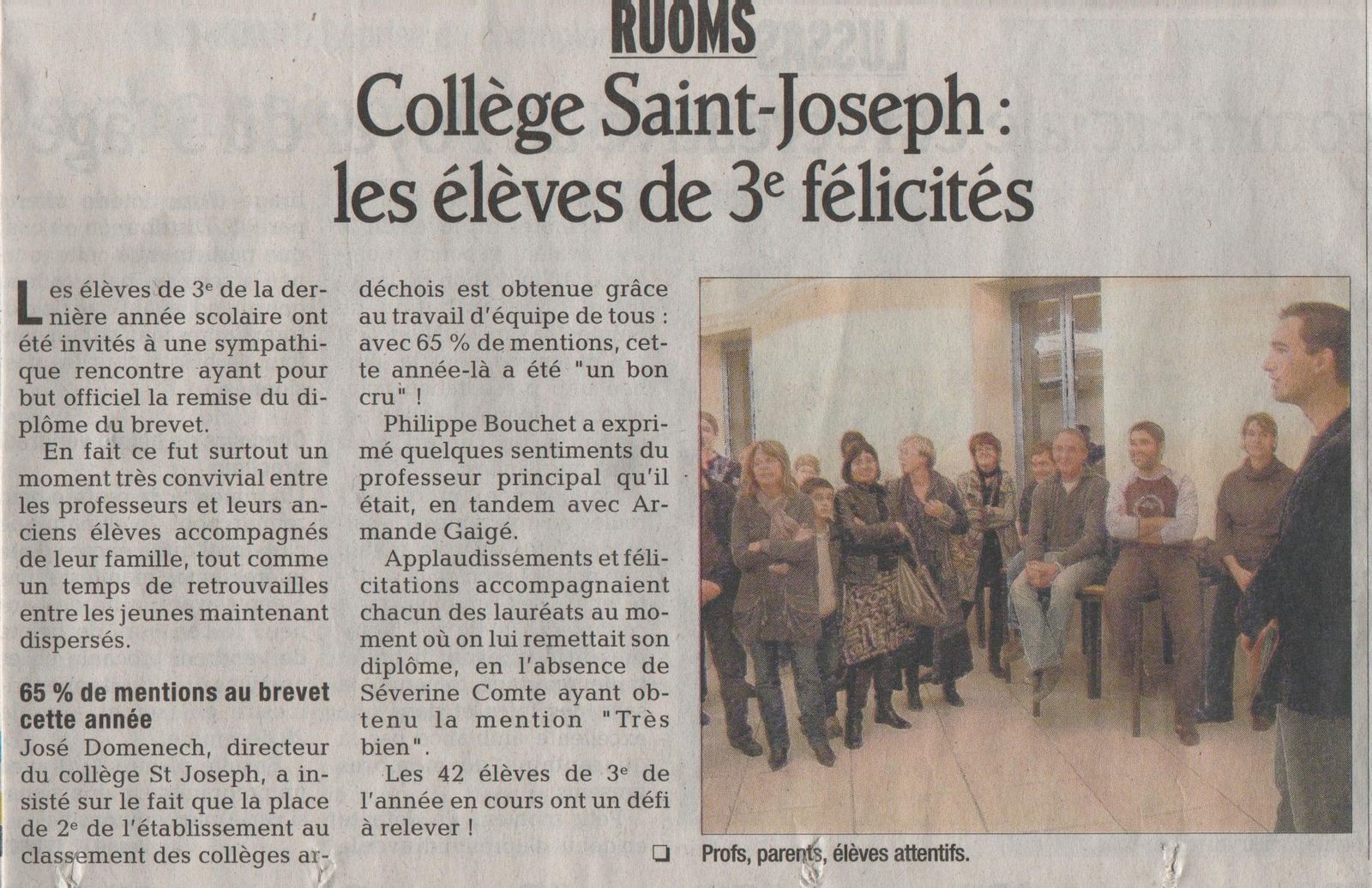 97% de réussite au brevet des collèges - Le blog de l'établissement ...