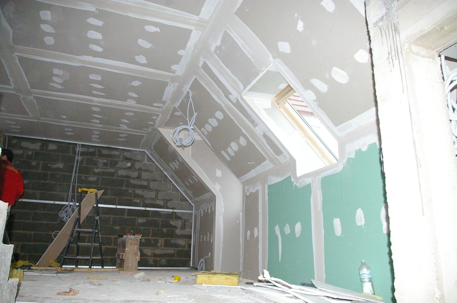 le placo ... laine de vert ...etc - cocoon-paisible