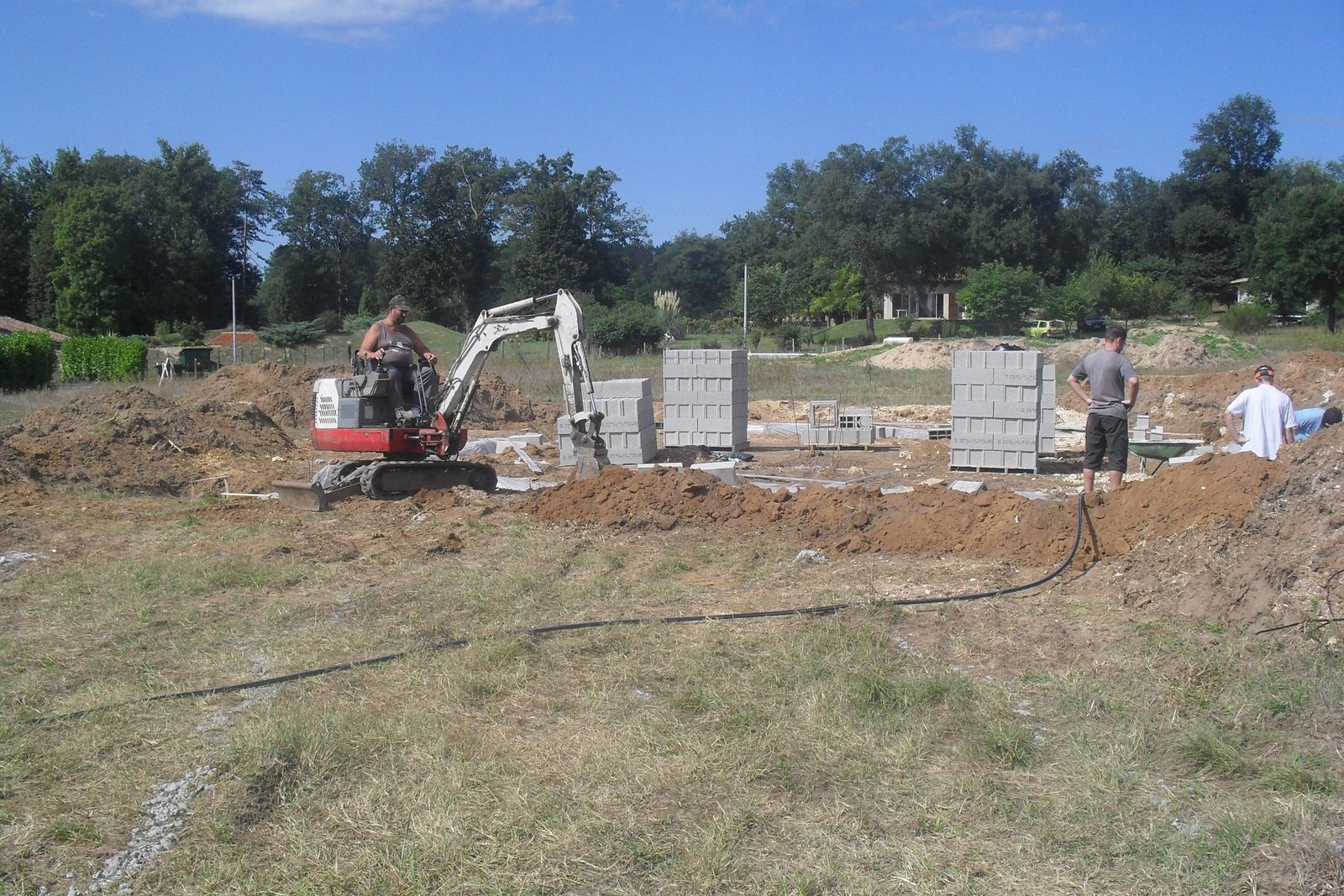 Album - DALLE-EN-TERRE-PLEIN - LA MAISON BOIS DE MICHEL ET PATRICIA