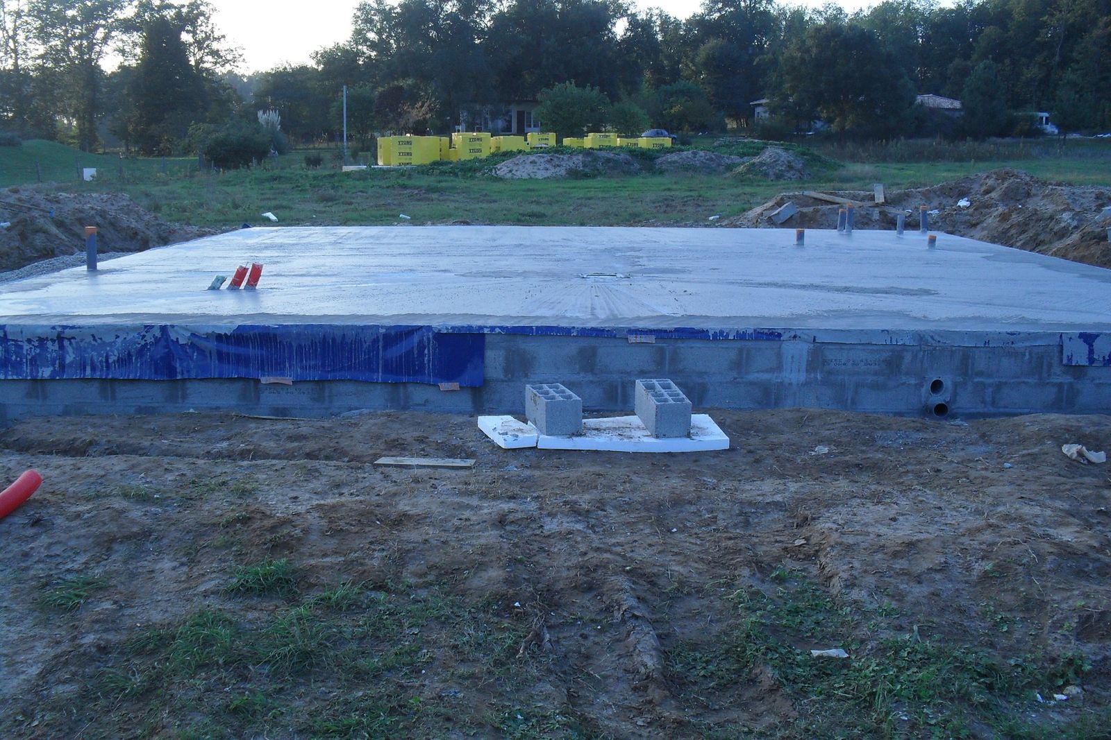 Album - DALLE-EN-TERRE-PLEIN - LA MAISON BOIS DE MICHEL ET PATRICIA