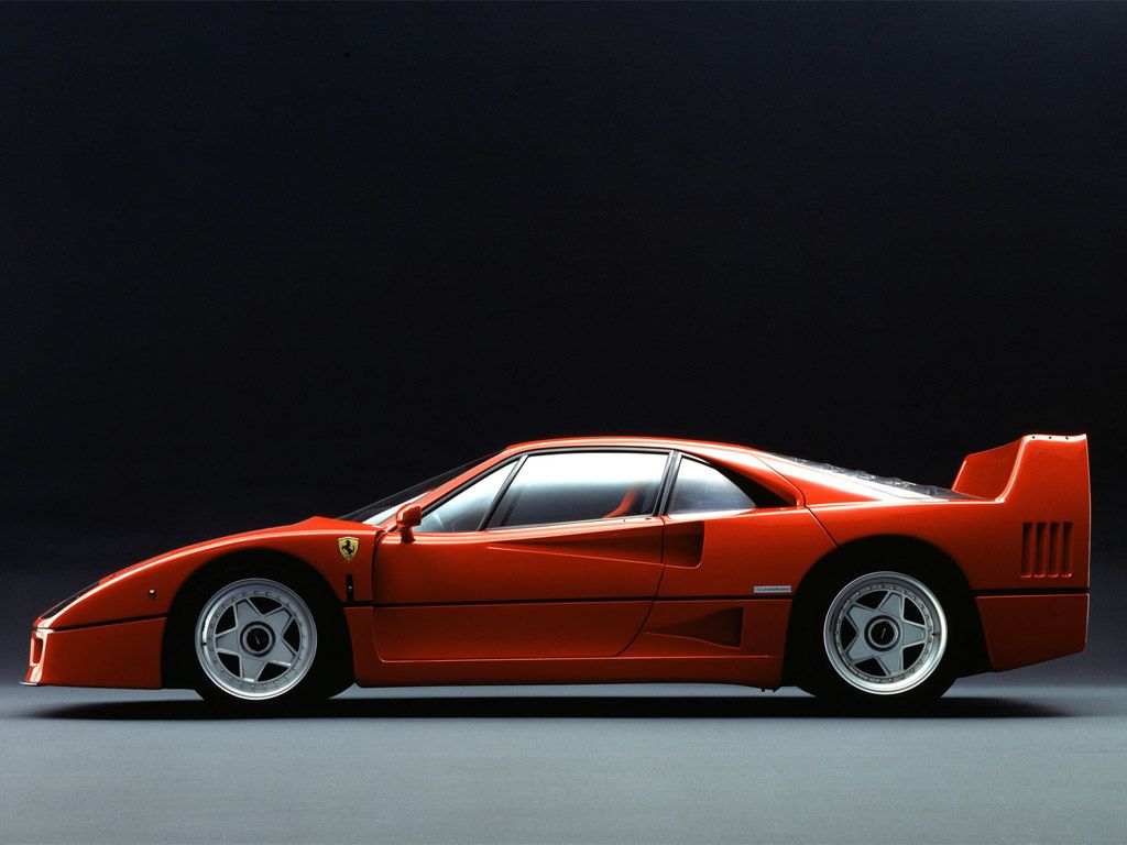 (1987 - 1989) Ferrari F40 - Dark-Cars Wallpapers