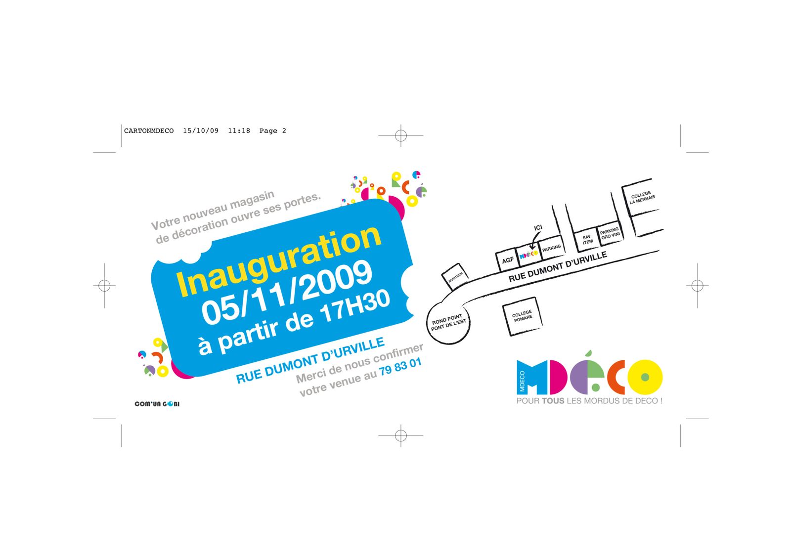 CARTON INVITATION INAUGURATION - Le blog de comungobi