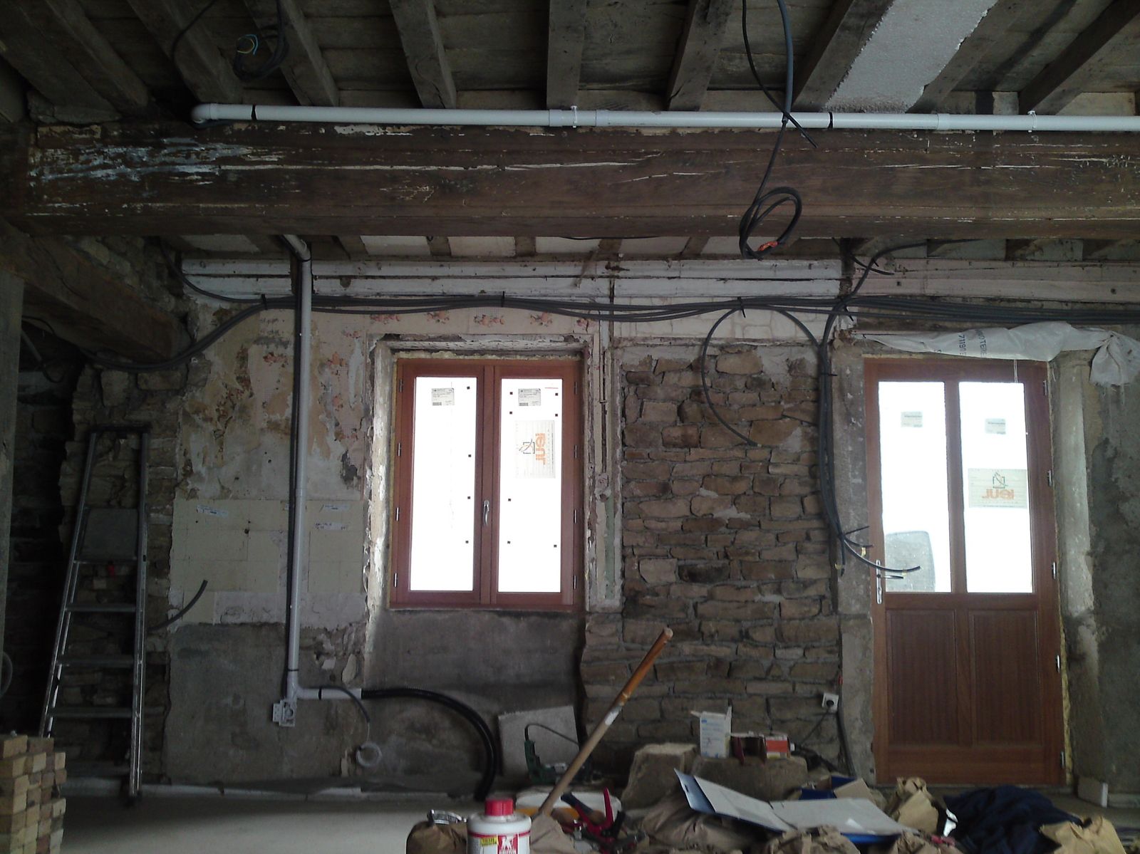 Cablage, aspiration centralisé et chauffage/climatisation - renovation ...