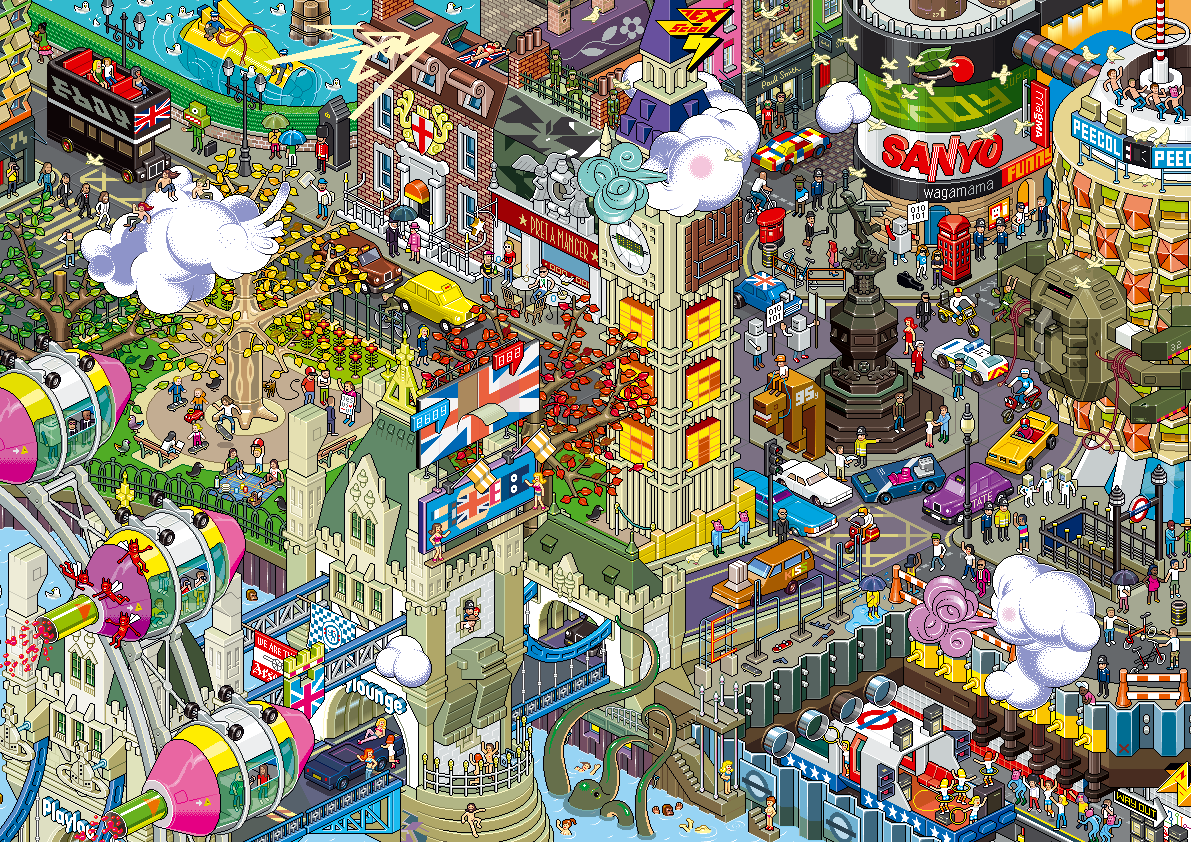 Eboy : le pixel art - Bertrand Meunier | Design graphique