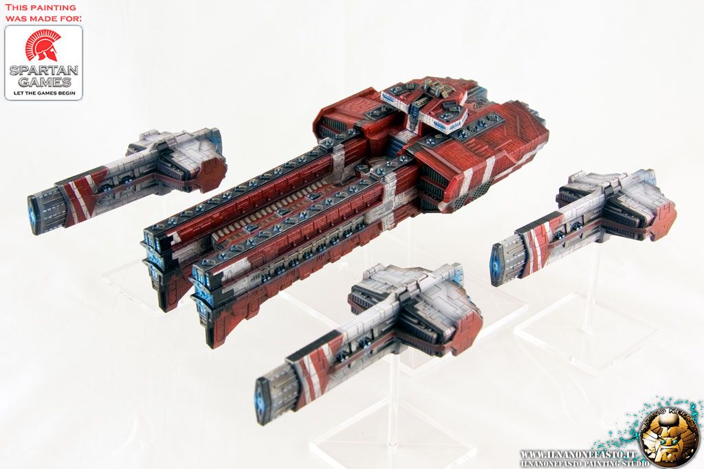 [Firestorm Armada] Peintures studios du nouveau cuirassé Apollo Terran ...