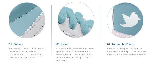 Des baskets Adidas Twitter et Facebook Superstars - Au pays de Cerise