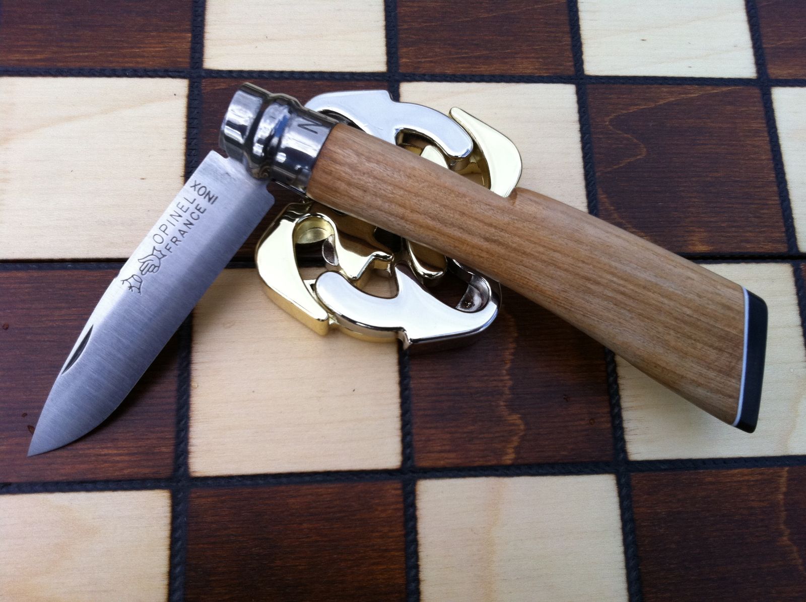 Opinel custom "le chasseur" - La Folie des Couteaux