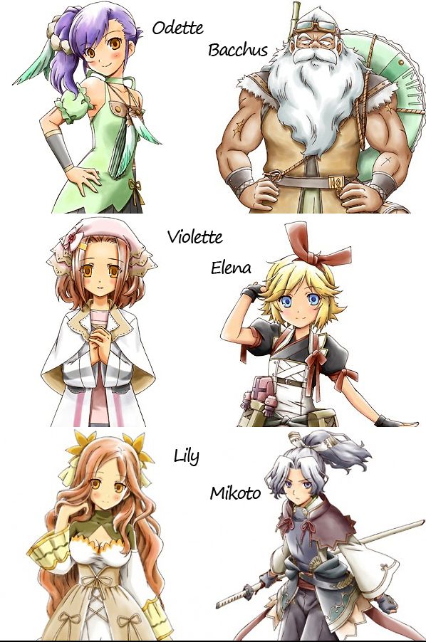 Rune factory 2 character images - sslinda