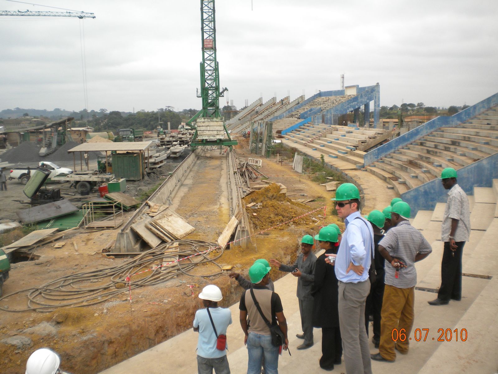 Le président du COCAN sur les chantiers de la CAN dans le Haut Ogooué ...
