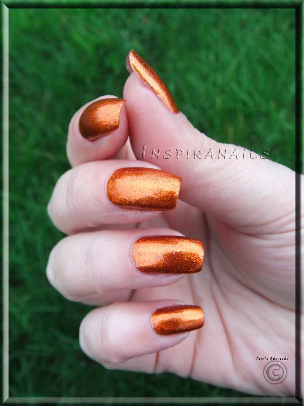 KleanColor : 160 - metallic orange - inspiranails.over-blog.com