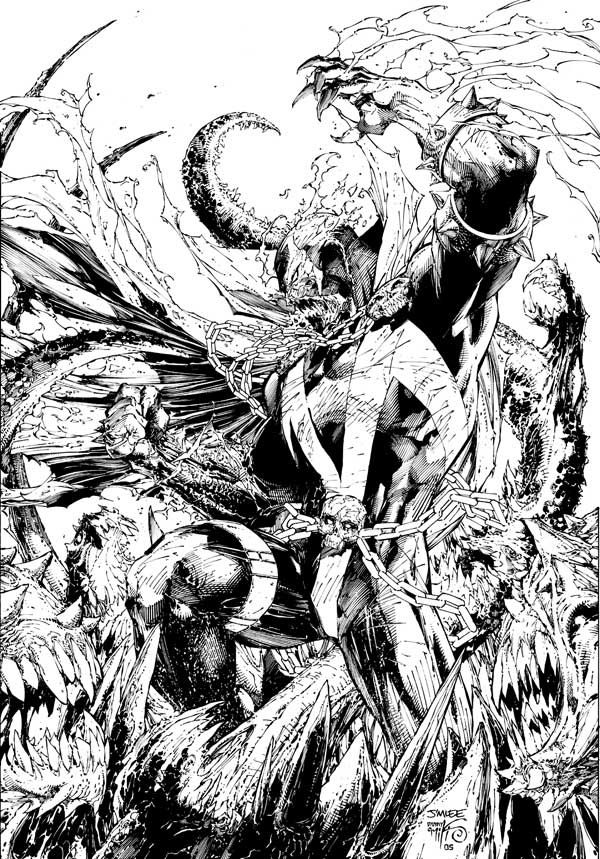 Spawn #150 par Jim Lee - Spawn Haunt iSpawn