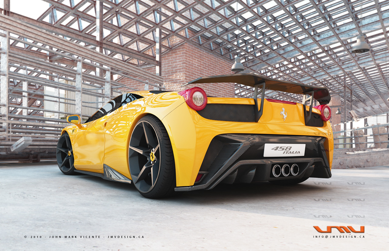 Ferrari 458 Italia GT Concept par JMV - TUNINGCAR ES360