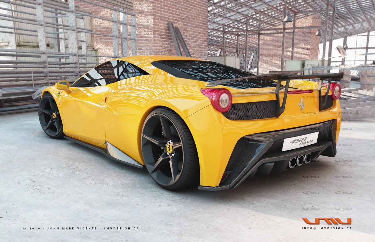 Ferrari 458 Italia GT Concept par JMV - TUNINGCAR ES360