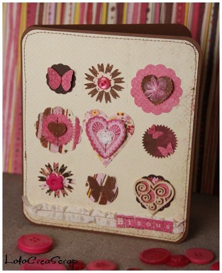 Challenge carte Février "Célébrons l'amour avec des coeurs" DT ...