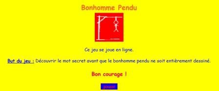 Dans la classe, on joue au jeu du Bonhomme Pendu... - Le blog des CP d ...