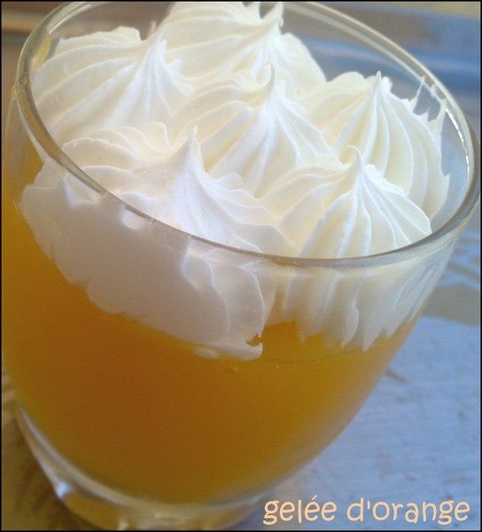 gelée d'orange: - Saveurs de cuisine