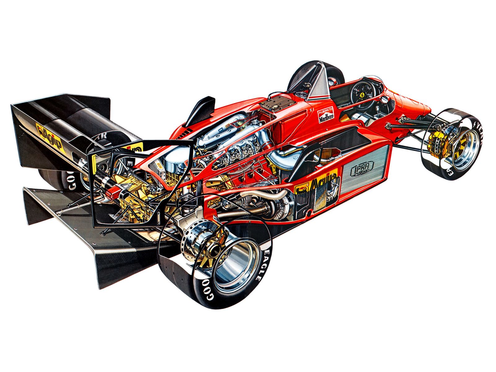 1985 Ferrari 156-85 F1 - forza-rossa.over-blog.com