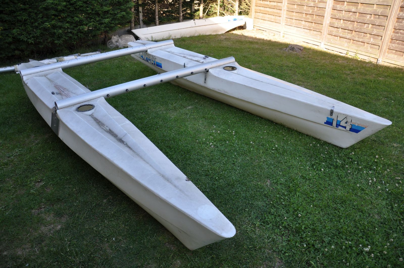 Catamaran New Cat 14 "remasterisé" version Bass Boat - Gregos