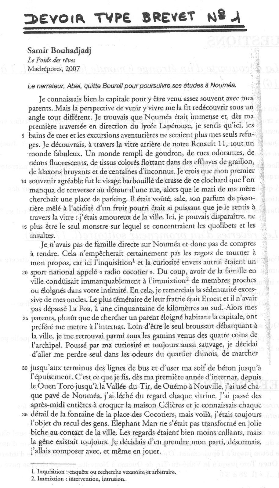 DEVOIR TYPE BREVET N°1 - langue-untersteller.over-blog.com