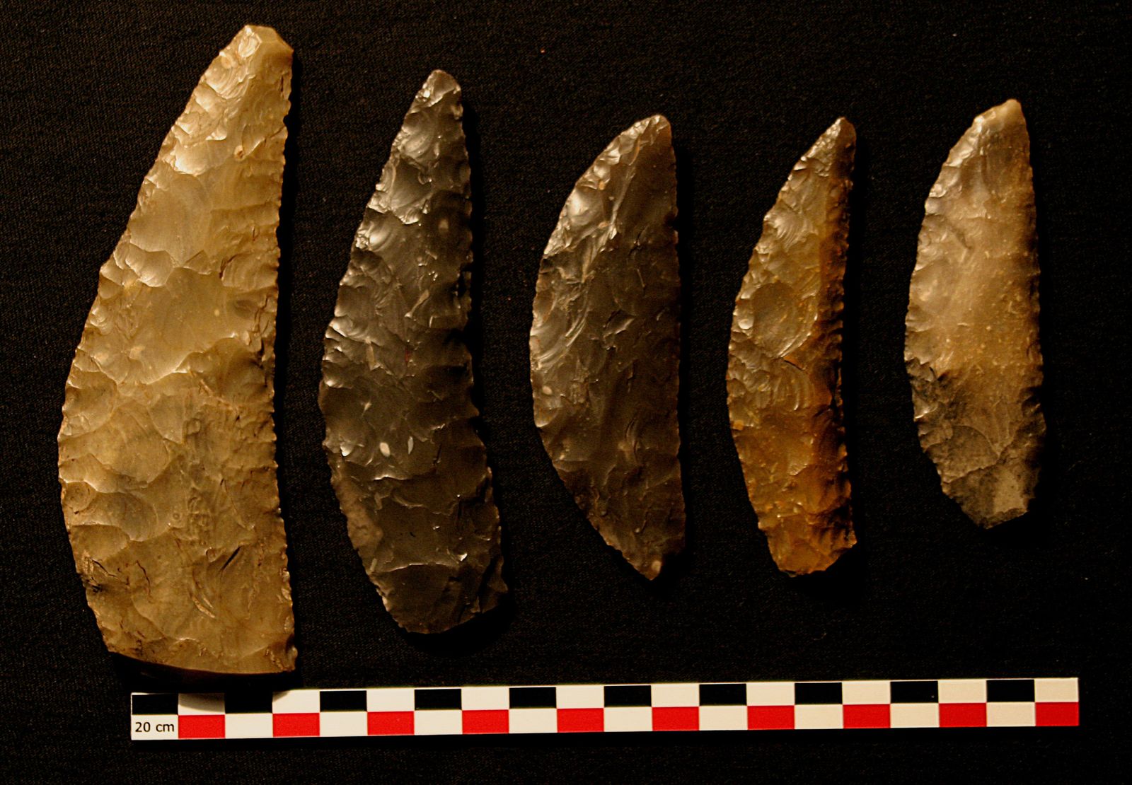 Quelques Faucilles Danoises en Silex / Flint Danish sickles ...