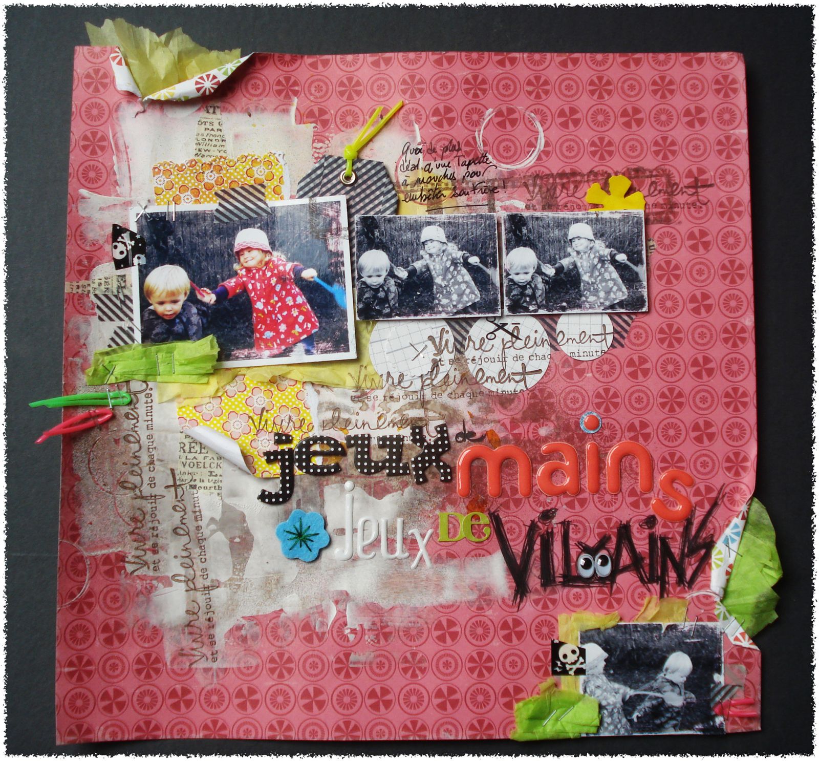 Vintage Photo Album Pages