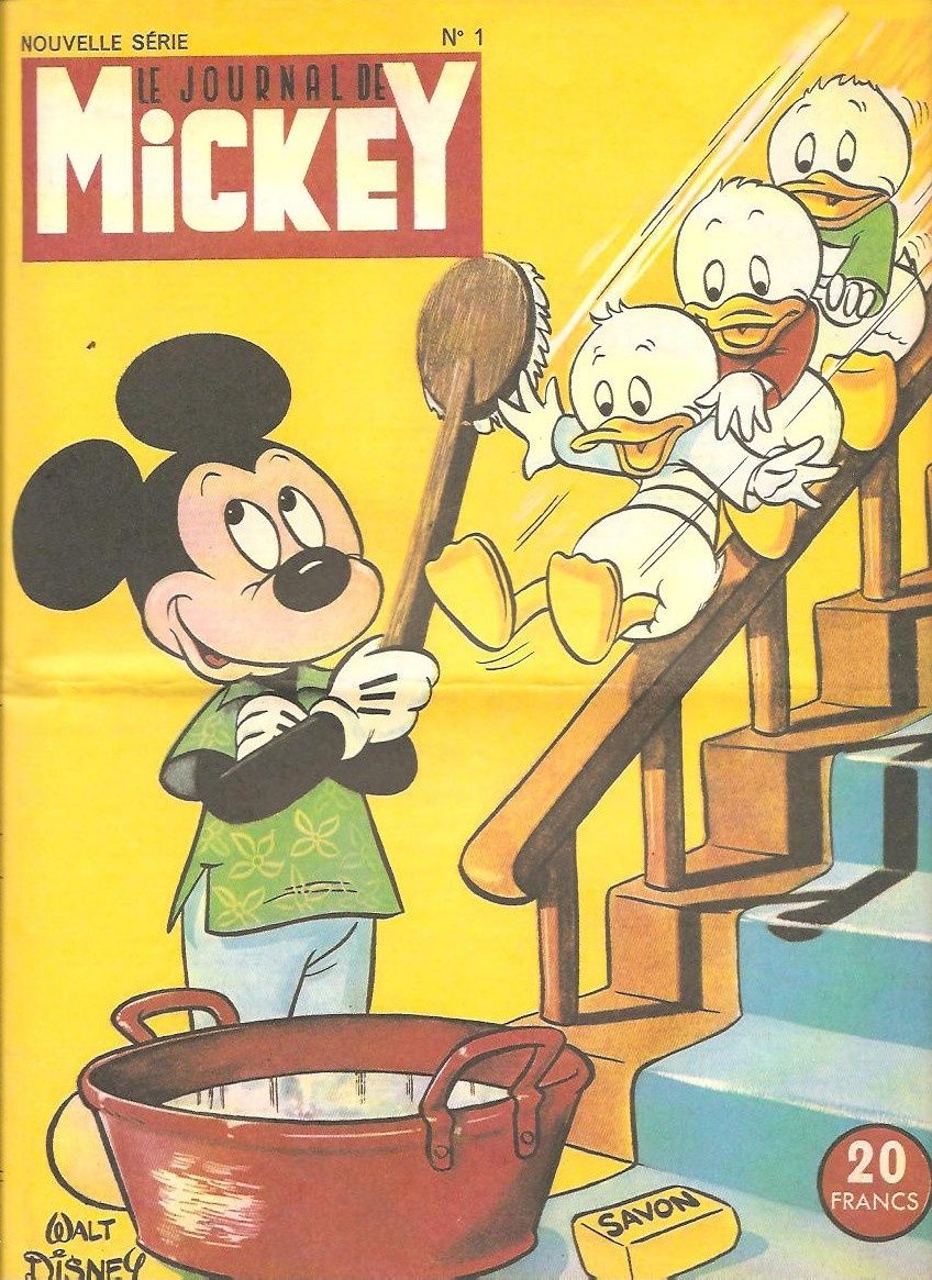 le journal de mickey numero 1 de 1952 - Le blog de m-bd