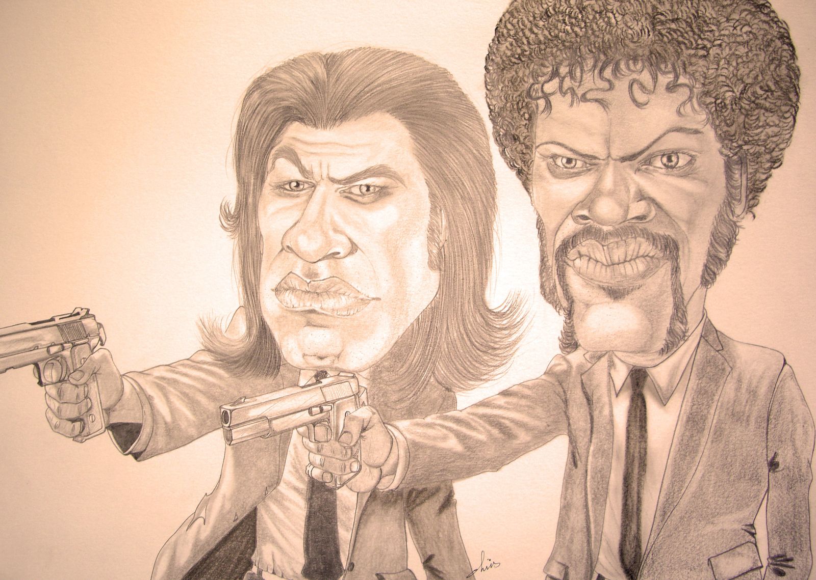 Dessin De Pulp Fiction Daft Punk Punk Rock Art, Pulp Fiction,