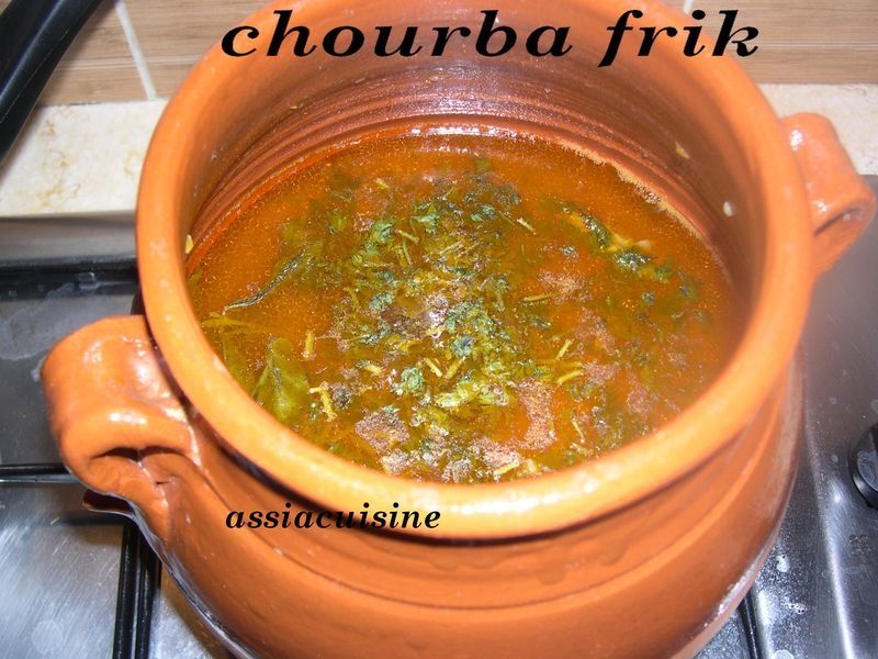 Soupe Algerienne-Chourba frik- - Le blog de assiacuisine