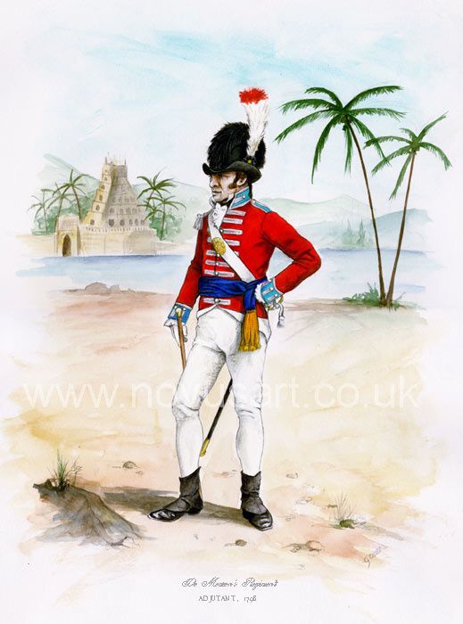 Le régiment De Meuron dans la guerre de 1812 - les uniformes de la ...