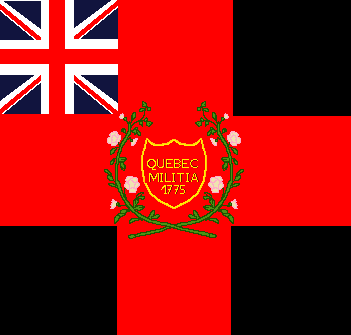 Drapeaux de milices canadiennes - les uniformes de la guerre de 1812