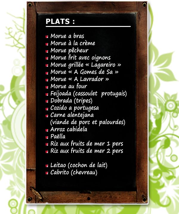 TRAITEUR - Les Délices du Portugal-60330 - Plessis Belleville.